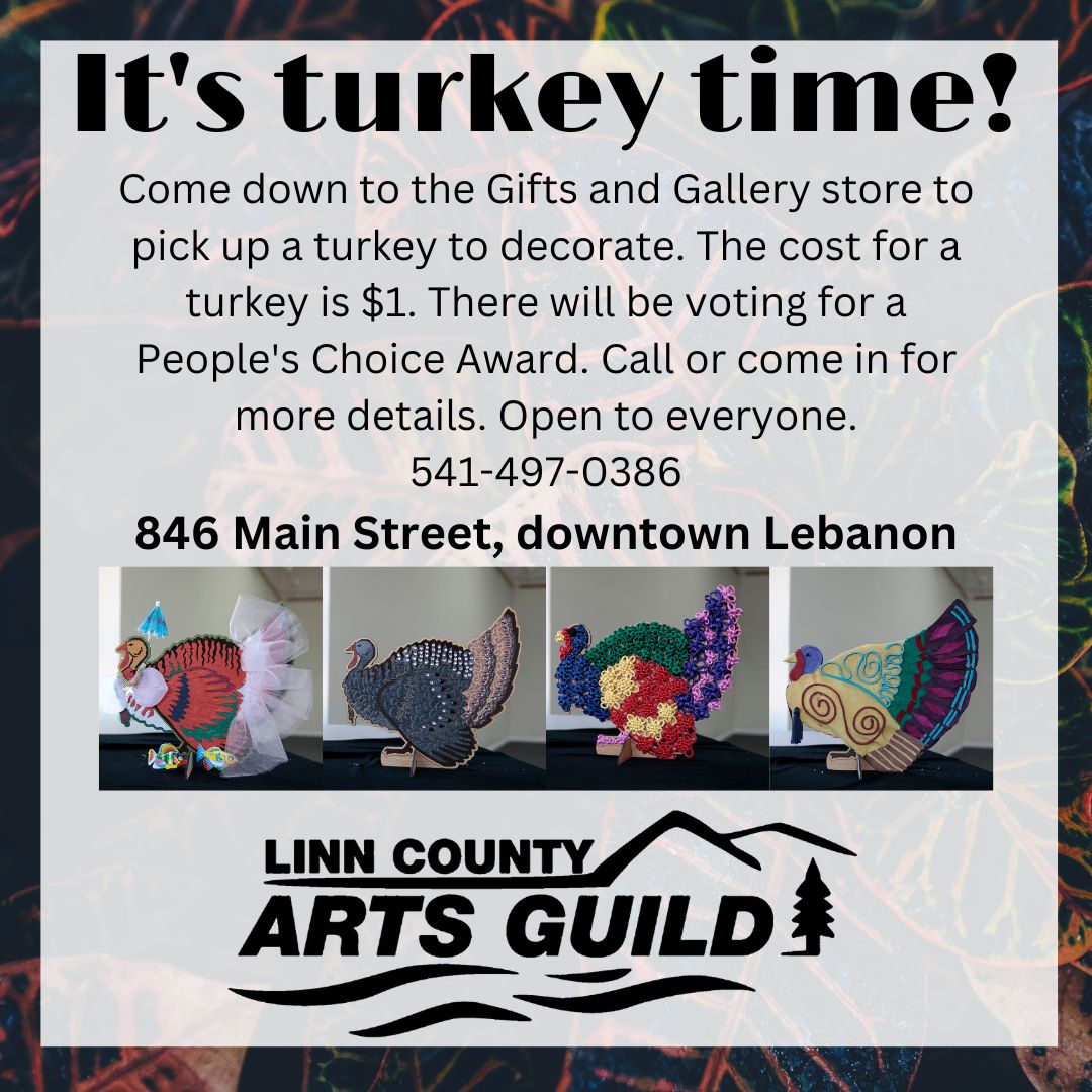 Turkey Decorating Contest – Linn County Arts Guild